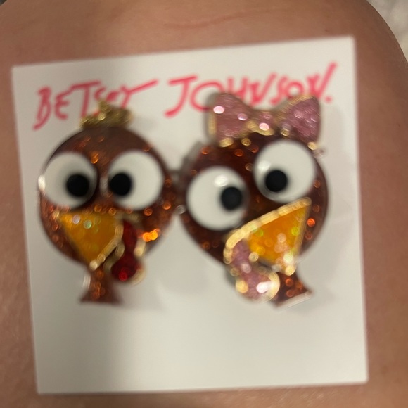 Betsey Johnson | Jewelry | Betsey Johnson Turkey Earrings For ...
